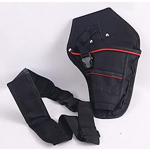 Bioristar Heavy-Duty Impact Driver Holster Specialist Driver Tool Bag Drill Holster Accessory Pockets for Tool and Bit Storage