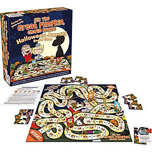 AQUARIUS Peanuts Great Pumpkin Board Game - Peanuts Themed Board Game - Fun Family Holiday Gift for Kids & Adults - Officially Licensed Peanuts Comics & Show Merchandise & Collectibles