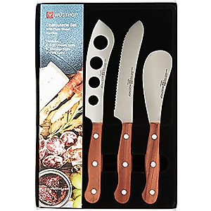 WÜSTHOF 3-Piece Plum Wood Charcuterie Set