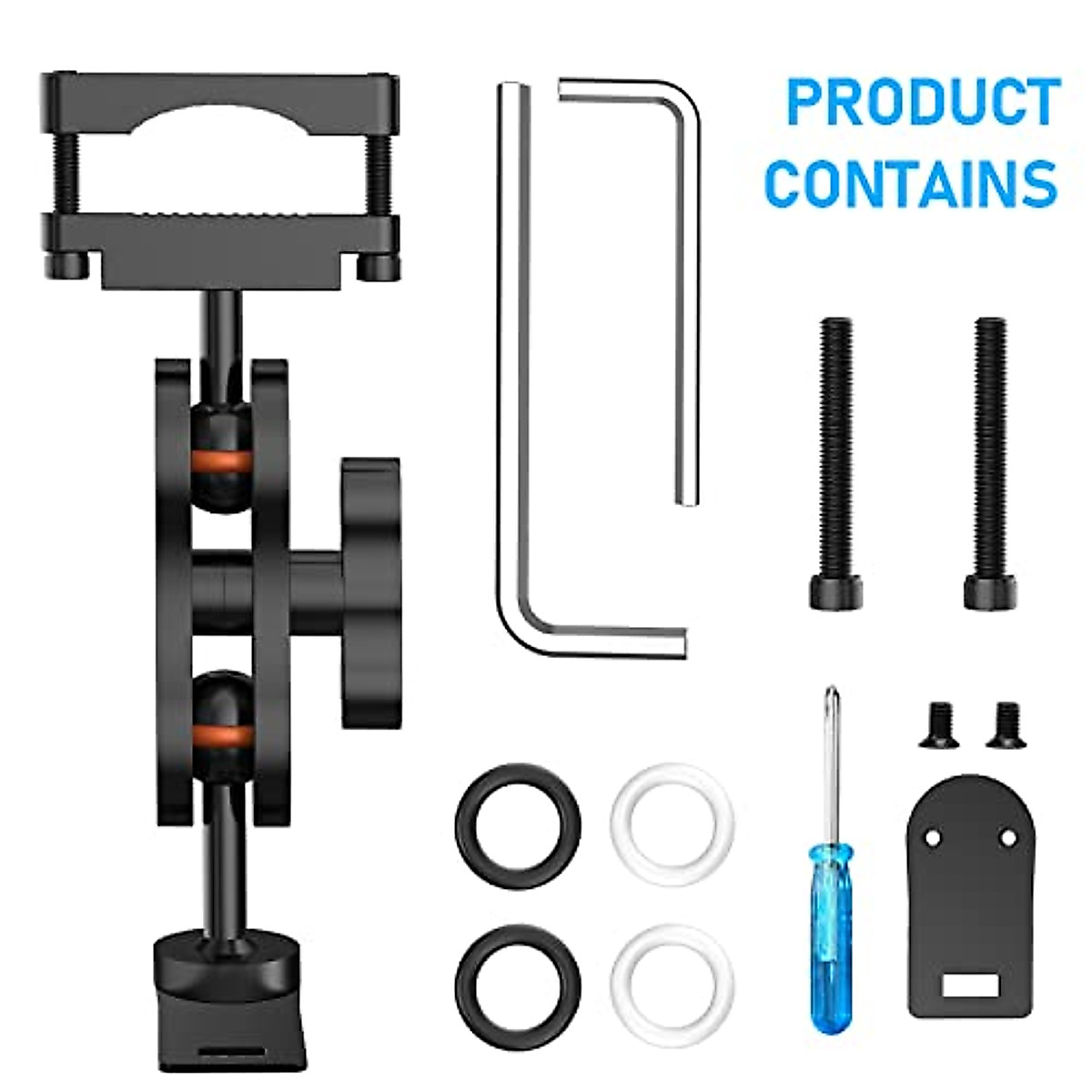 SDSACZMU Radar Detector Mount, Mirror Mount Radar Detector Bracket,Rearview Mirror Rod Radar Mount (for Uniden Series)