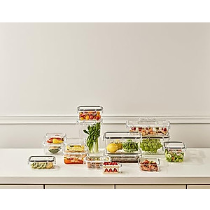 gotman Airtight Food Storage Container With Lid (91.3oz) BPA-Free | Meal Prep | Microwave, Freezer and Dishwasher Safe | Leak-Proof | Kitchen Fridge Organizer Boxes | Fresher Food