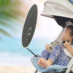 COOLSHADE UPF50 Sunshade by BUGGYGEAR - Easy Folding and Take with You Anywhere - Clamp it on a Chair or Baby Stroller - Collapsible, Compact, and Easy to Use - Protect Your Babys from The Sun