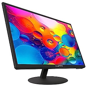 Sceptre E275W-19203R 27 inch1080P LED Monitor 99% sRGB 2X HDMI VGA Build-In Speakers, Machine Black (E275W-19203R series)