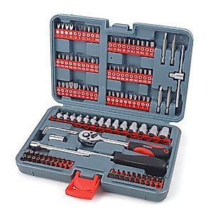 Sweden 126 Piece Set Of 1/4 Batch Head Socket Tool Set, Multi-purpose Batch Head Screwdriver