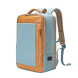 NOBLEMAN Business Smart Backpack Waterproof Laptop Backpack Travel Durable Daypack (Aqua)