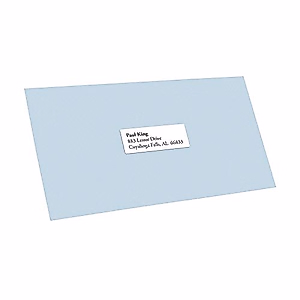 Office Depot White Inkjet/Laser Address Labels, 1in. x 2 5/8in., Box Of 7,500, 505-O004-0005