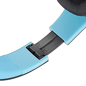 PowerLocus Bluetooth Headphones Over Ear, Wireless Headphones with Microphone, Foldable Headphone, Soft Memory Foam Earmuffs & Lightweight, Micro SD/TF, FM Radio for iPhone/Android/Tablet/PC/TV (Blue)