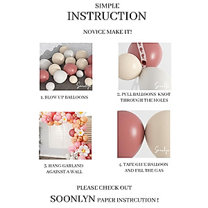 Soonlyn Daisy Balloon Arch Garland 13Ft 12In Groovy Balloon Arch Kit Boho Nude Beige Balloons 5pcs Flower Foil Daisy Balloons White Sand Pink Boho Balloons for Baby Shower Bridal Shower Birthday Party