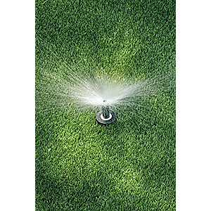 Rain Bird 1804APPR25 Pressure Regulating (PRS) Professional Pop-Up Sprinkler, Adjustable 0° to 360° Pattern, 8' - 15' Spray Distance, 4" Pop-up Height