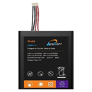 Large Capacity Boosting AceSoft 4600mAh Replacement Li-Polymer Li_ion Battery Compatible with Nintendo Switch OLED HEG-001 Game Console