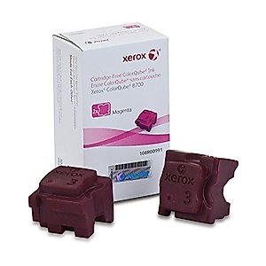 Genuine Xerox Magenta Solid Ink Sticks for the Xerox ColorQube 8700 (2 pcs/Box), 108R00991
