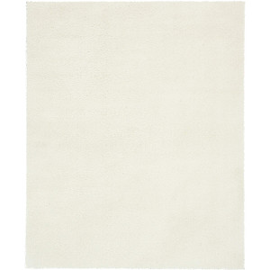 Unique Loom Studio Solid Shag Collection Urban Modern Super Soft & Plush Area Rug, 8 ft x 10 ft, Slate Blue