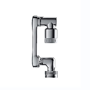 Faucet Extender for Bathroom Sink Universal,1080 Faucet Extender Brass,Universal Splash Filter Faucet 1080 Rotating,2 Water Outlet Modes,for The Basin