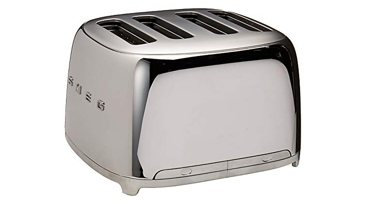 Smeg 50s Retro Chrome 4x4 Slot Toaster - Stylish & Versatile Kitchen ...