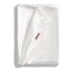 Kitsch Satin Pillowcase for Hair and Skin Queen, Softer Than Mulberry Silk Pillow Cases Standard Size, Cooling Pillow Covers 19x26 in for Sleeping, Smooth Satin Pillowcase with Zipper, (Ivory) 1 Pack