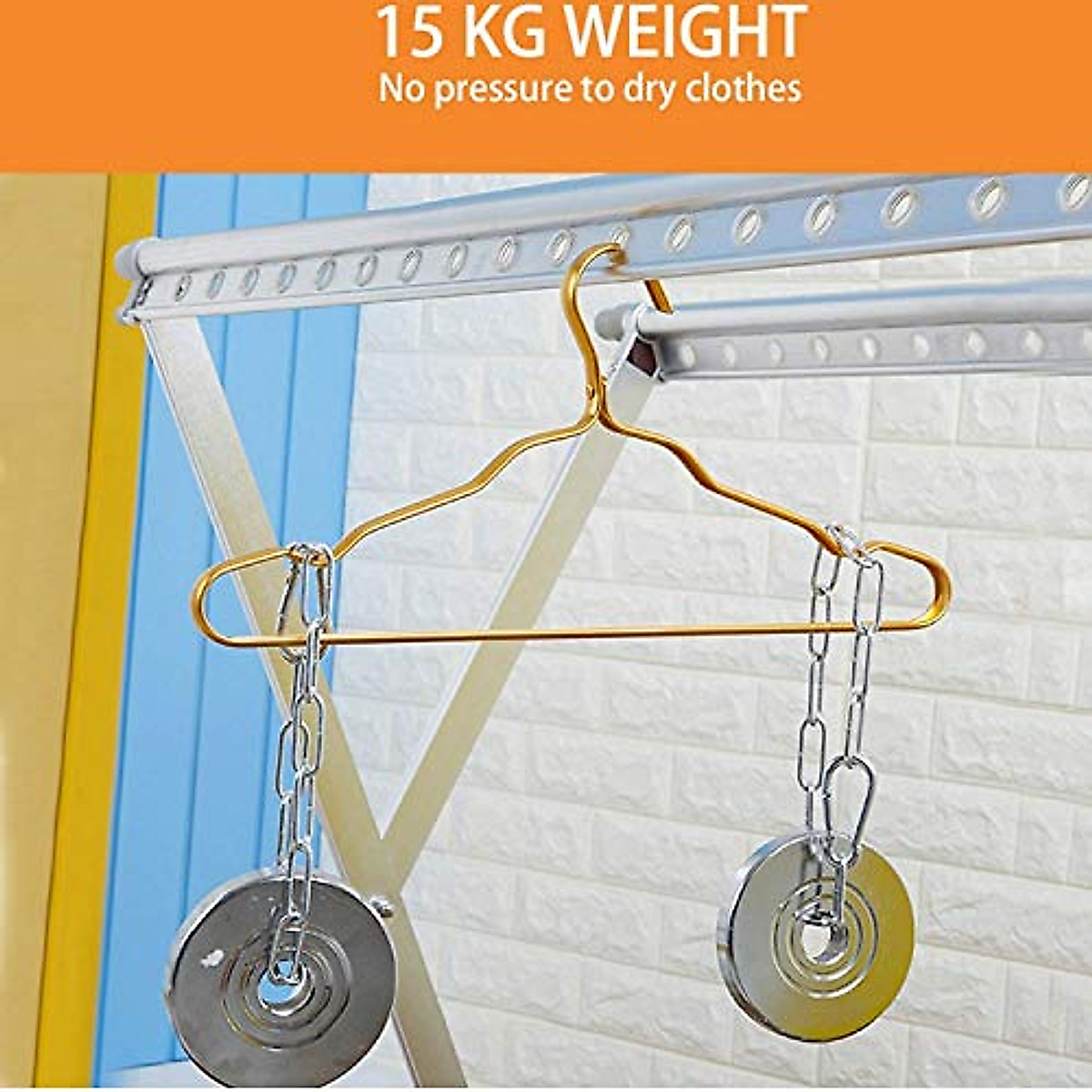 Gold Aluminum Coat Hangers 20 Pack, Metal Hangers Heavy Duty Hangers for Clothes, Hangers 20 Pack with Non-Slip Design Space Saving Heavy Duty Hangers for Men Women Shirts Pants Jacket (Gold)