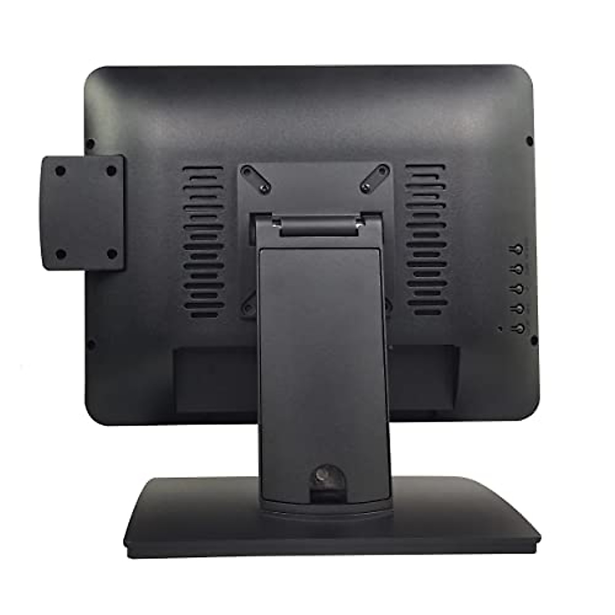 DeYoWo 15 Inch 4:3 Ratio 10 Point Projective Capacitive Touch Screen Monitor, Touch POS Monitor with MSR, Stable Base No Shaking, USB Free Driver