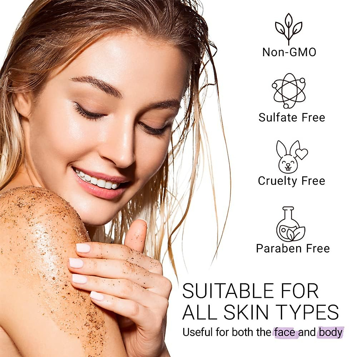 KP Bump Eraser Body Scrub, Exfoliating Body Scrub, Body Exfoliator Scrub, KP Body Scrub for Women Strawberry Legs, Effective Body Scrubs for Women Exfoliation Bump Eraser