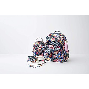 Vera Bradley Women's Cotton Lunch Bunch Lunch Bag, Pretty Posies, One Size