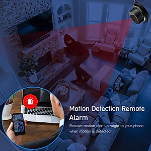 Veroyi Mini IP Camera WiFi Home Security Surveillance Nanny Camcorder with 2 Way Audio Motion Detection Night Vision