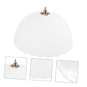 KONTONTY Stylish Lamp Cover for Modern Homes Frosted Glass Shade for Table and Ceiling Lamps Elegant Replacement for Damaged Lampshades