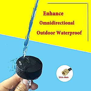 2.4G 5G 5.8 GHz WiFi Antenna Outdoor Mini Omni-Directional Dual Band 2dBi Screw-Mount Waterproof Antenna for Wireless Systems