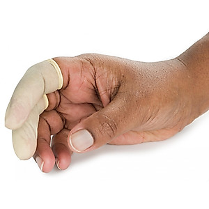 Grafco Latex Finger Cots, Large, 3908 L, 144 Count (Pack of 1)
