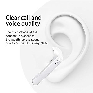 WAVEFUN Wireless Earbuds, Bluetooth Earbuds Bluetooth Headphones with Microphone Waterproof True Wireless Earbuds Stereo Sound Deep Bass Crystal-Clear Calls Headset for Sports Workout Home Office