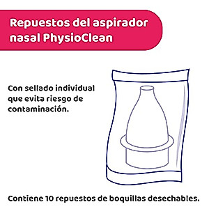 Parts for Chicco Soft Nasal Aspirator Physioclean 10 Pieces
