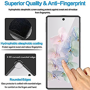 [3-Pack] LYWHL for Google Pixel 7 5G Screen Protector, 9H Hardness HD Clear Tempered Glass Film for Pixel 7 5G 2022 [Fingerprint Unlock Compatible], Anti Scratch Bubble Free (Not for Pixel 7 Pro)