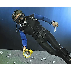 NECA Jaws Shark CAGE Hooper 8IN Clothed Action Figure