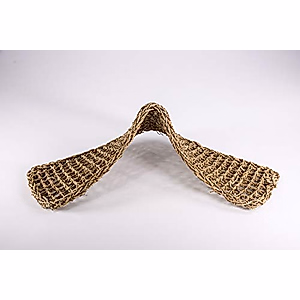 PENN-PLAX Reptology Lizard Lounger – 100% Natural Seagrass Fiber – Great for Bearded Dragons, Anoles, Geckos, and Other Reptiles – Extra Large
