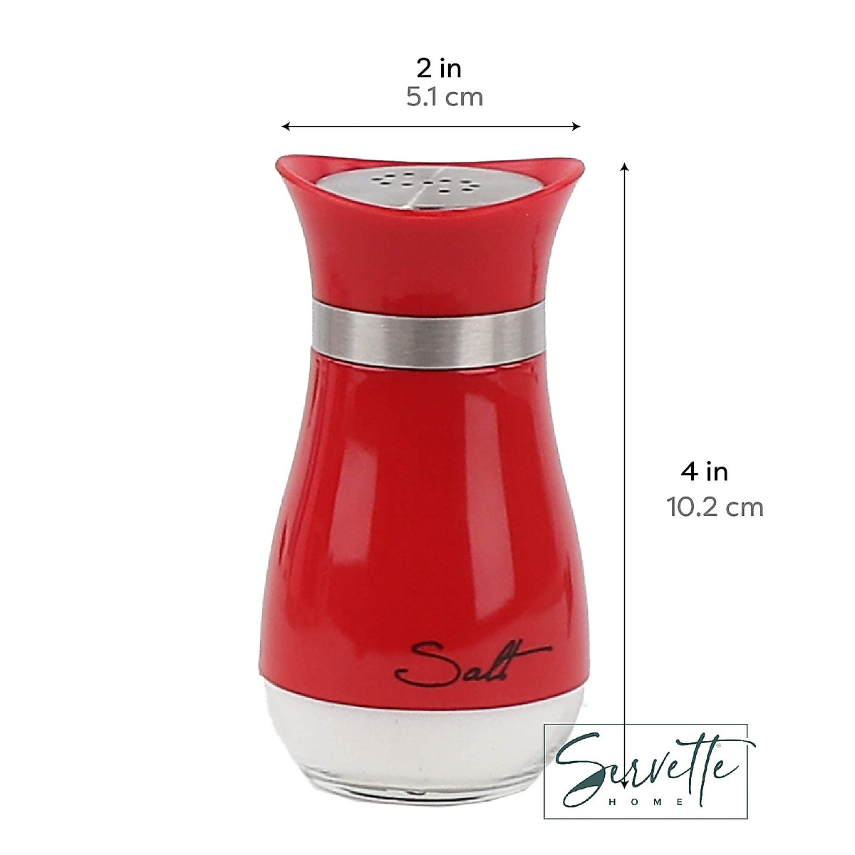 Basic Salt & Pepper Shakers - Red