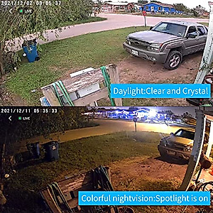 Wireless Solar Outdoor Security 2K PTZ AI Motion Detection Audio WiFi Camera,Home Security,Spotlight Colorful Night Vision,360 View,IP65 Waterproof,PIR Alarm,Rechargeable Battery,2-Way Talk,SD /Cloud