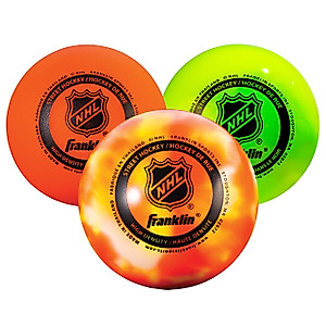 Franklin Sports Street Hockey Balls - NHL - 3 Pack - Combo