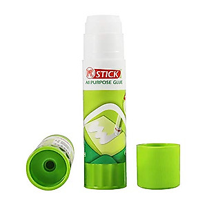 ACEIRMC 3D Printer Glue Stick for Hot Bed Print Filament PLA ABS PET PETG Washable Anti-Tilt Non-Toxic - 21g(Pack of 3)