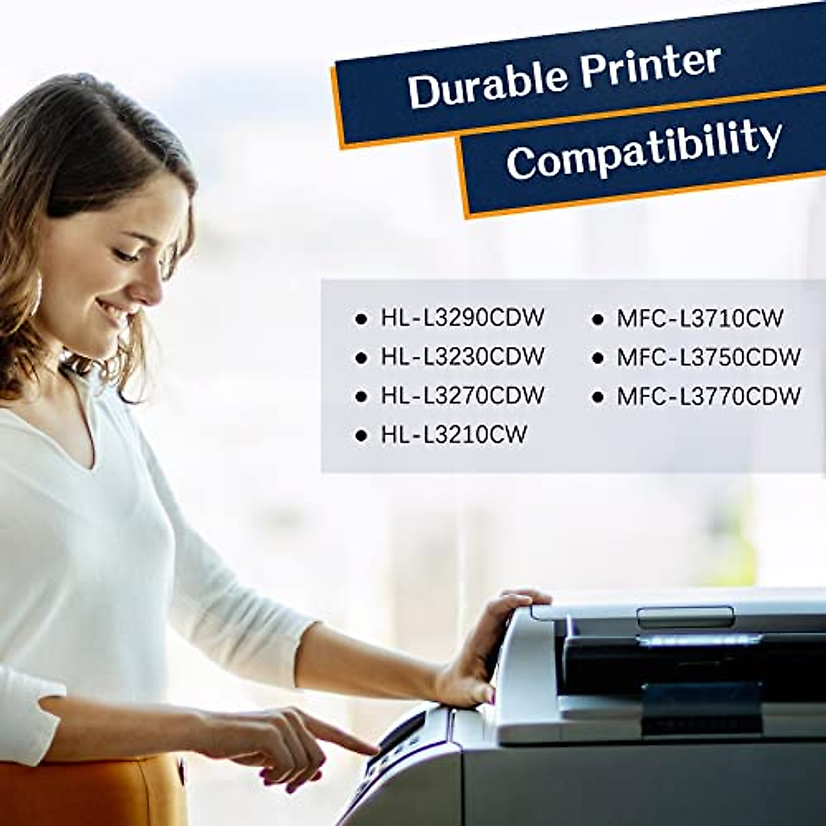 ColorKing Compatible Toner Cartridge Replacement for Brother TN227 TN-227 TN227BK TN223 TN223BK for MFC-L3750CDW HL-L3210CW HL-L3290CD HL-L3230CDW MFC-L3770CDW Toner (TN227BK/C/M/Y High Yield, 4 Pack)
