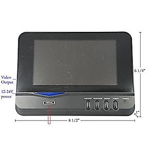 4Ucam Digital Wireless Camera + 7" Monitor for Bus, RV, Trailer, Motor Home, 5th Wheels and Trucks Backup or Rear View