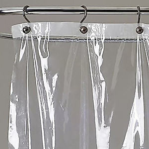 Sweet Home Collection 10 Gauge Vinyl Shower Curtain 72" x 72"