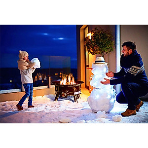 Outland Living Firebowl 883 Mega Outdoor Propane Gas Fire Pit with UV and Weather Resistant Durable Cover, 24-Inch Diameter 58,000 BTU