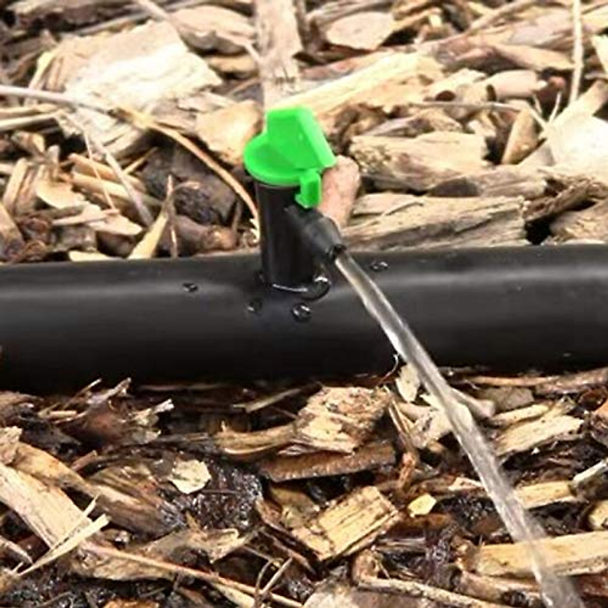 Koleso 30pcs 16L/H Green Barbed Connector Watering Flag Drippers Switch Mini Practical Sprayer Garden Home Drip Irrigation Emitters-17211