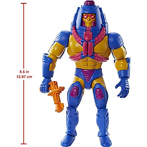 Masters of the Universe Origins Man-E-Faces 5.5-in Action Figure, Battle Figure for Storytelling Play and Display, Gift for 6 to 10-Year-Olds and Adult Collectors