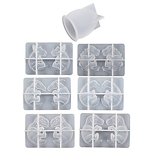 QMQJIA Dragon Egg Resin Mold Desktop Ornaments Mold for DIY Resin Art Table Lamp Home Decorations Newborn Dinosaur Light Molds Dragon Silicone molds for Wax Melts/soap/Baking/epoxy Resin/Candle/Clay