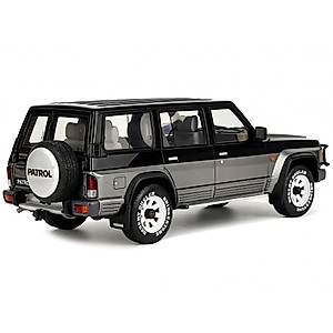 1992 Patrol GR Y60 Black and Graphite Gray Limited Edition to 3000 Pieces Worldwide 1/18 Model Car by Otto Mobile OT993