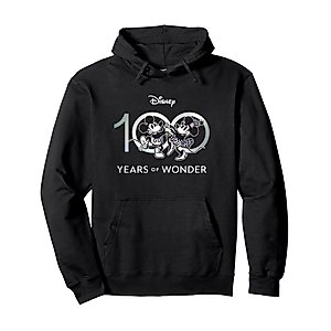 Disney 100 Years of Wonder Mickey & Minnie Dancing Retro Pullover Hoodie