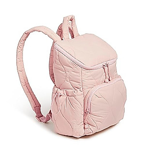 Vera Bradley Women's Featherweight Backpack Bookbag, Rose Quartz, One Size