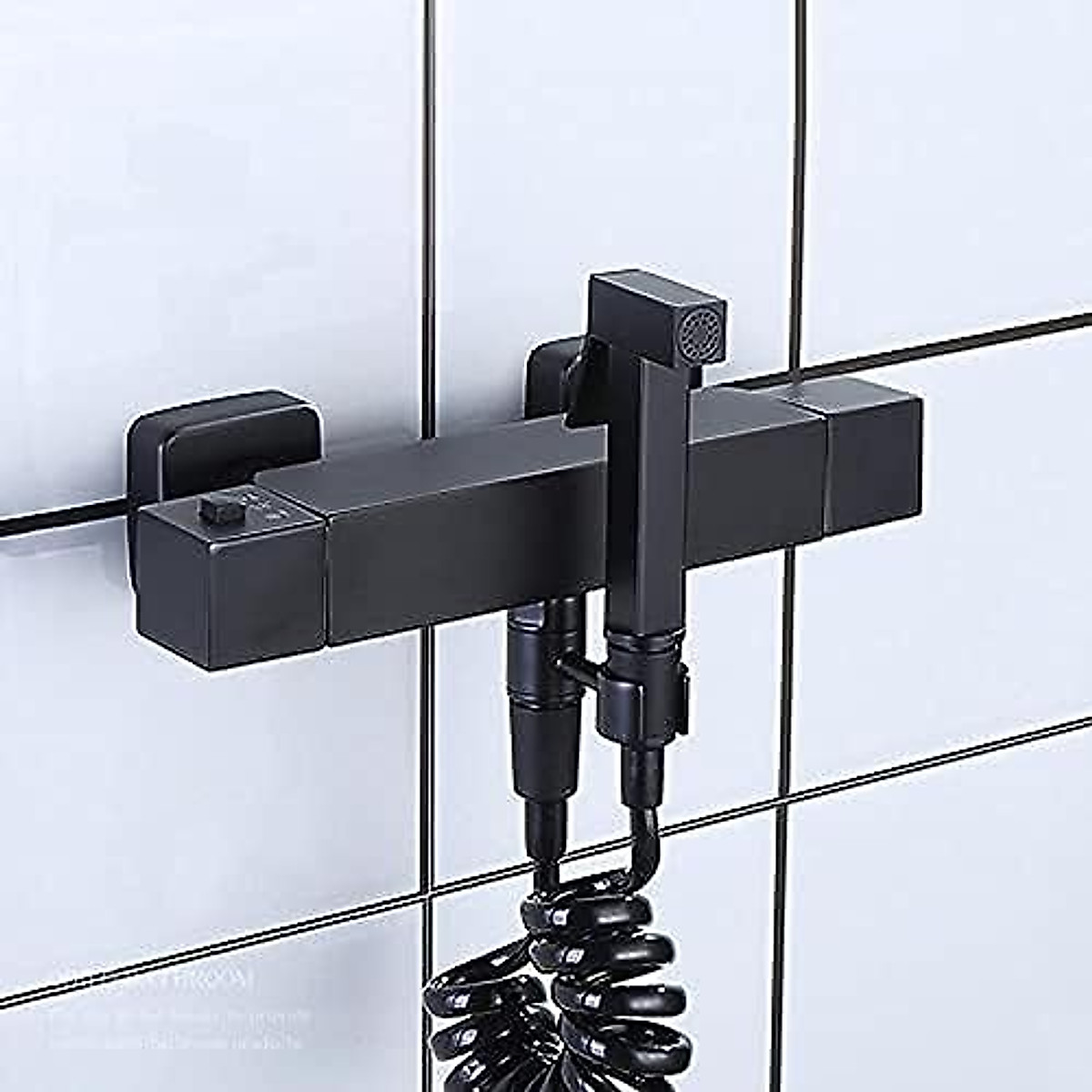 MINJING Thermostatic Mixer Bidet Shower Bathroom Shower Bidet Taps Spray Toilet Cleaning Faucet Toilet Bidet Sprayer Gun Bathroom Sprayer Toilet Bidet Shower Head