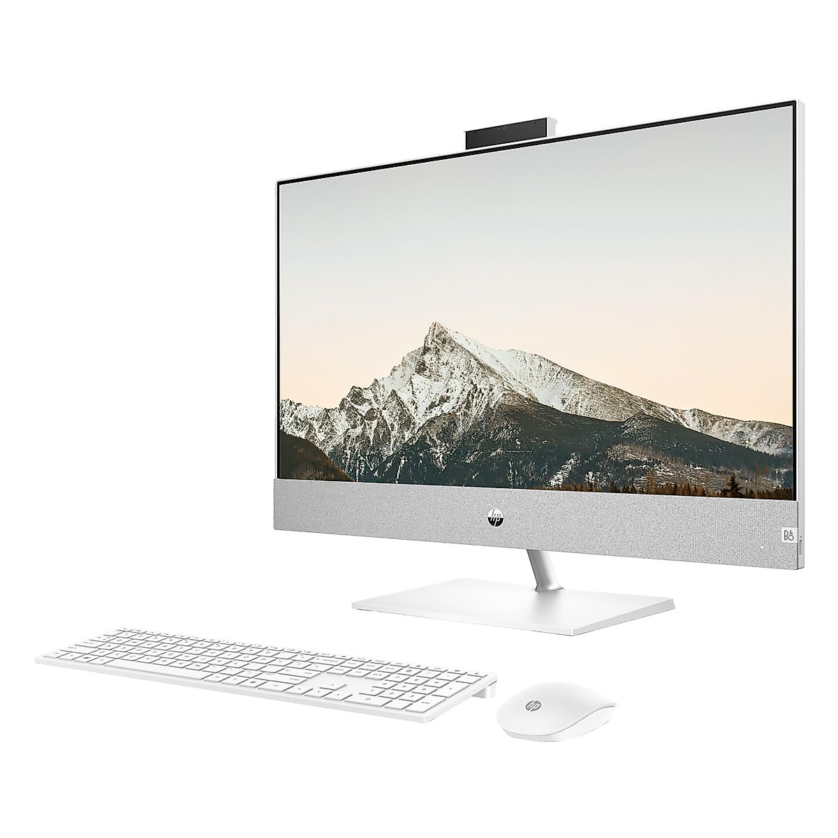 HP Pavilion 27" QHD All-in-One, Intel Core i7-13700T, NVIDIA GeForce RTX 3050, 64GB RAM, 1TB SSD, IR Camera, Wireless KB & Mouse, HDMI, RJ-45, Wi-Fi 6, Windows 11 Pro, Silver