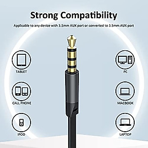 JAYINE Wired in-Ear Earbuds with Microphone Wired Earphones for Running Sports Workout, Stereo Sound Headphones with Over Ear Hook,Compatible with Smartphone Laptop Tablet Most 3.5mm Jack