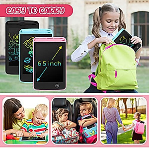 20 Pcs LCD Writing Tablet for Kids 6.5 Inch Colorful Doodle Board LCD Writing Board Kids Portable Electronic Drawing Board Erasable Drawing Pad Reusable Writing Pad for Kid Educational Learning